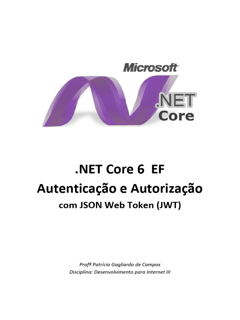 04 - ASP - NET Core EF Autenticação e Autorização | PDF | Autenticação ...