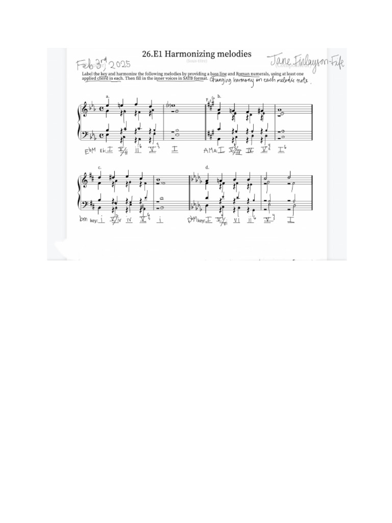 Feb3rd MUTH Assignment Jane Finlayson-Fife PDF | PDF