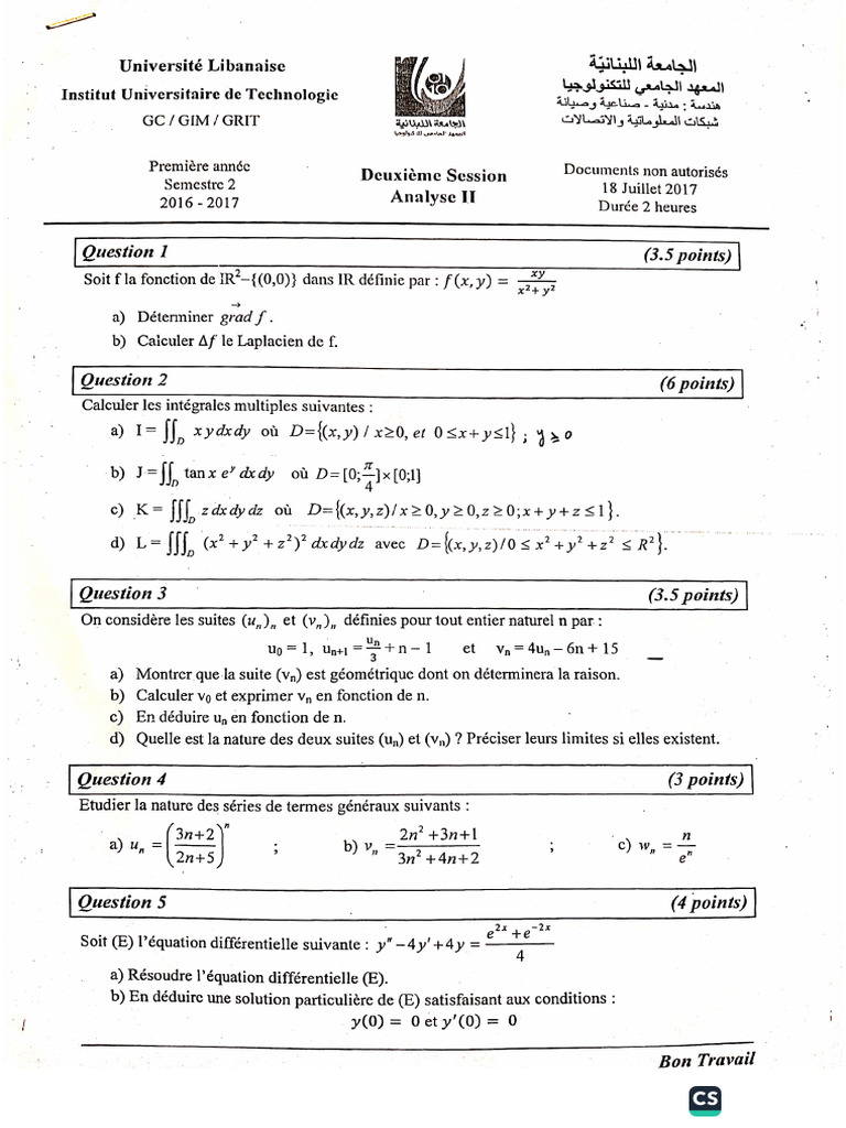 Analyse 2 2017 +corr | PDF