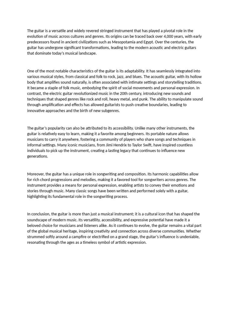 Guitar Pdf Guitars Musical Instruments