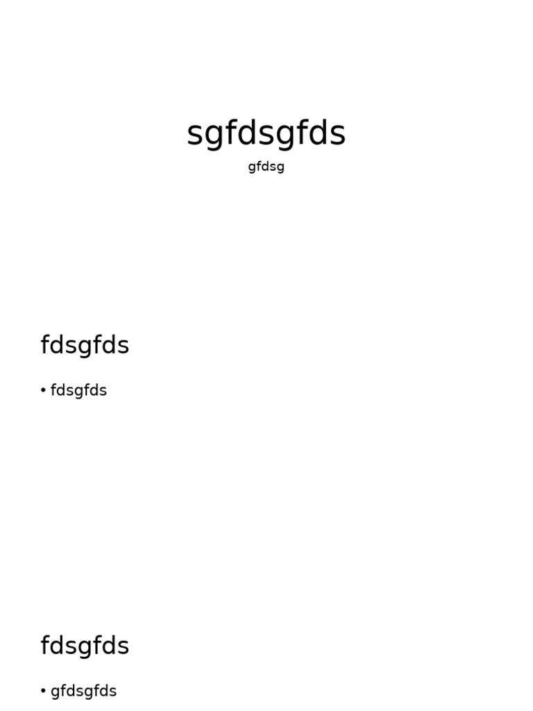 Sgfdsgfds | PDF