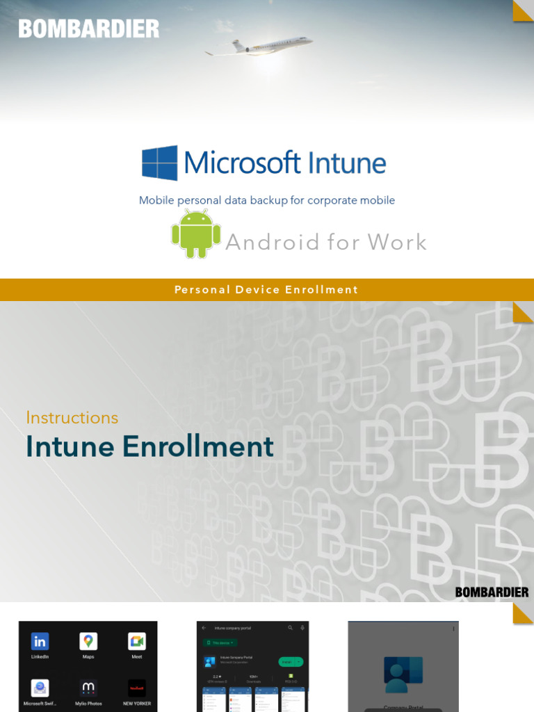 Android For Work Enrollement Intune English Personal Device 6 | PDF | Mobile App | Android ...