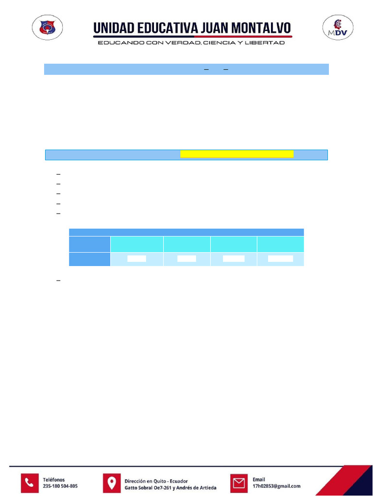 Actividad de Aprendizaje Matemática - 8vo EGB-U4-S1-S2 C13 | PDF ...