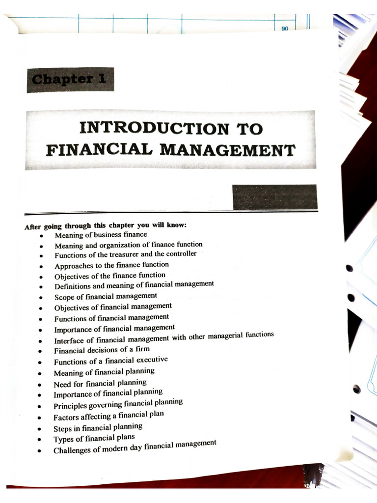 Financial Management Theory | PDF