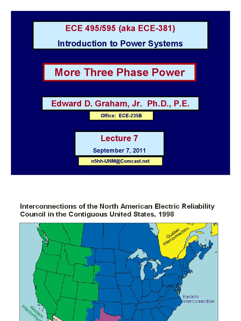 More Three Phase Power: Per Phase Analysis of a Balanced Three Phase ...