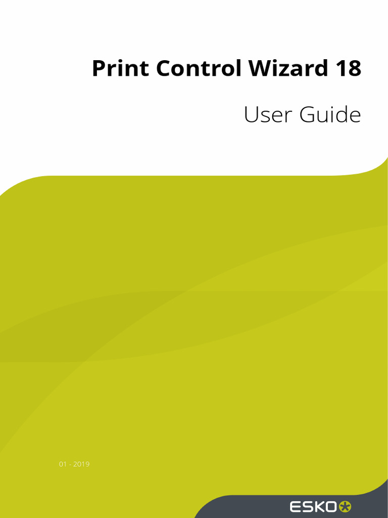 Esko PrintControlWizard | PDF | Poly(Methyl Methacrylate) | Databases