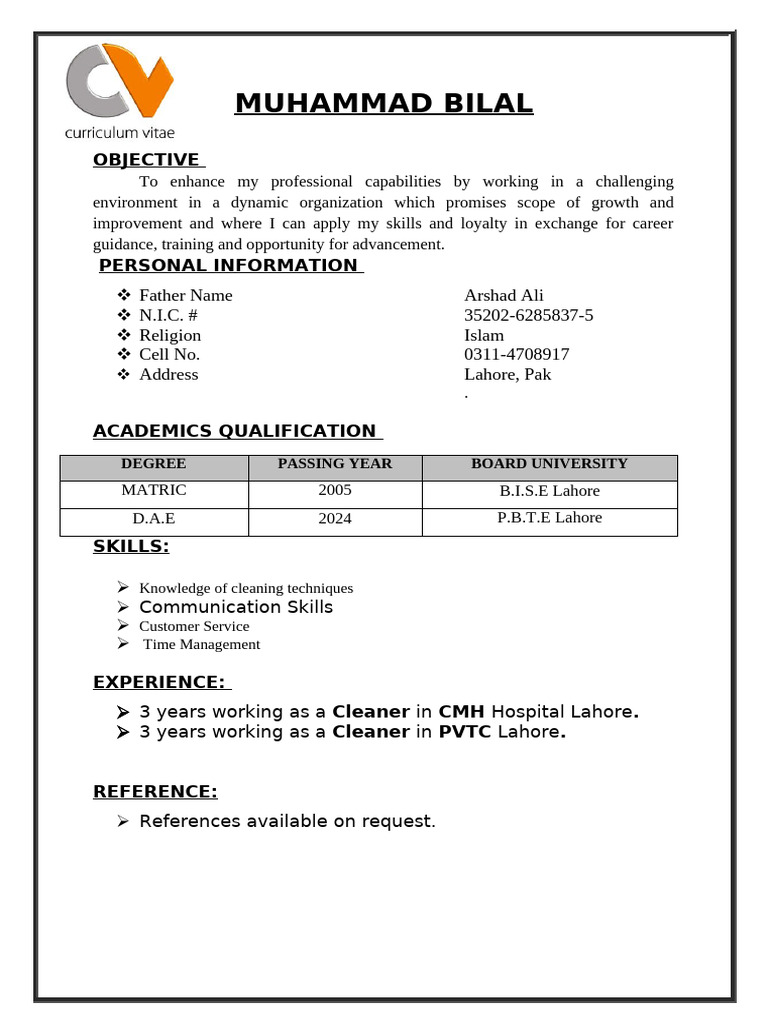 Electrician Career Objective and Skills | PDF
