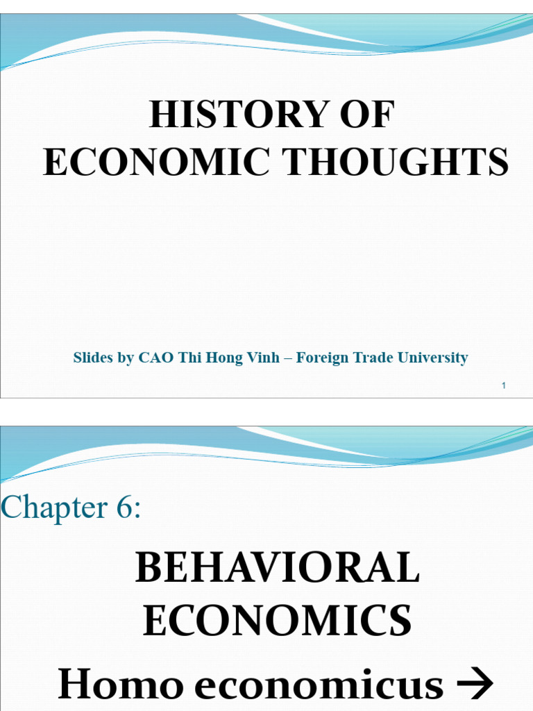 Slide 6. Behavioral Economics | PDF | Behavioral Economics ...