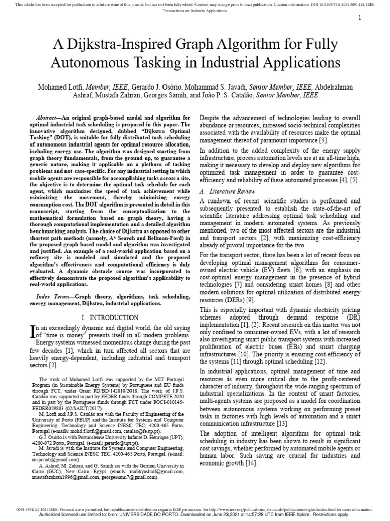 A Dijkstra Inspired Graph Algorithm For Pdf Vertex Graph Theory Combinatorics