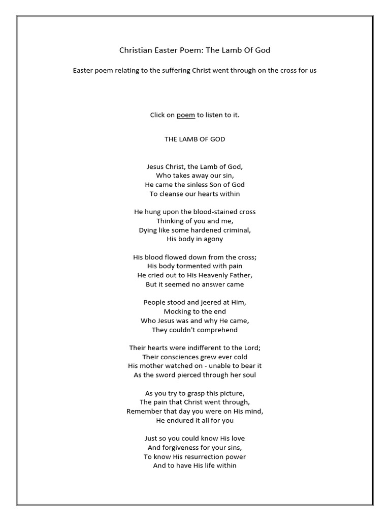 the-lamb-of-god | PDF | Jesus | Easter