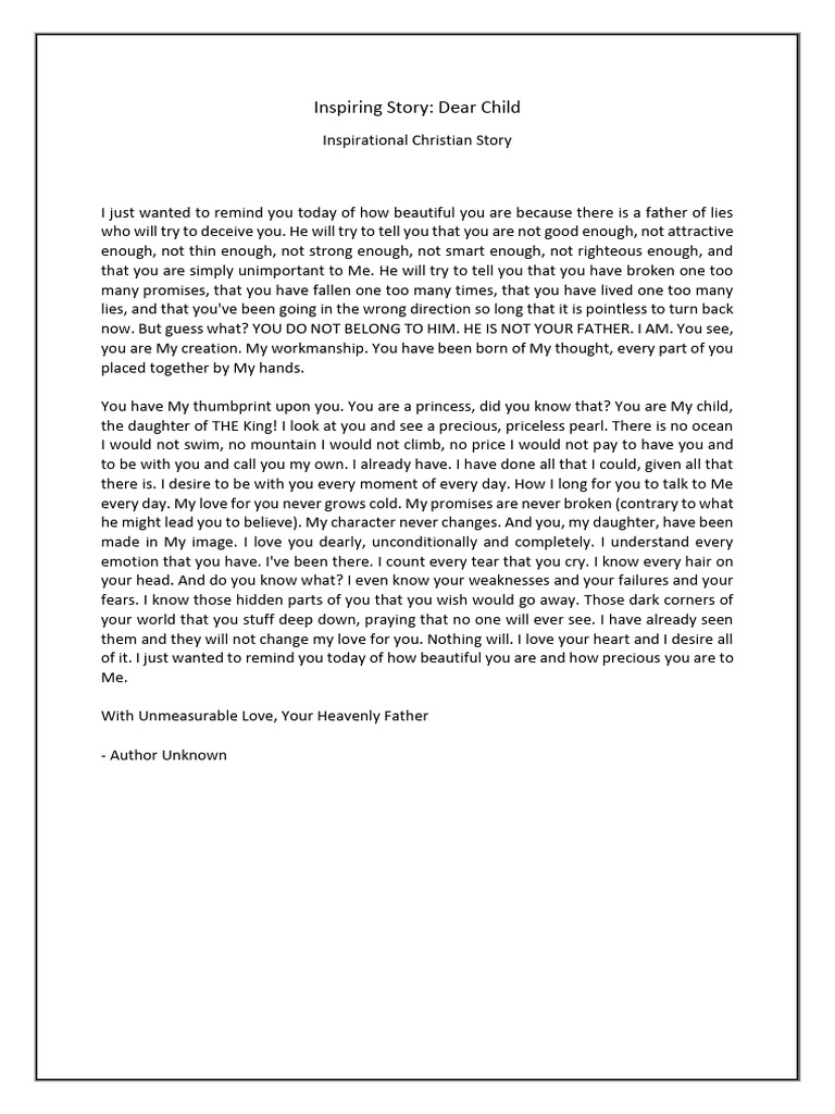 Dear Child | PDF
