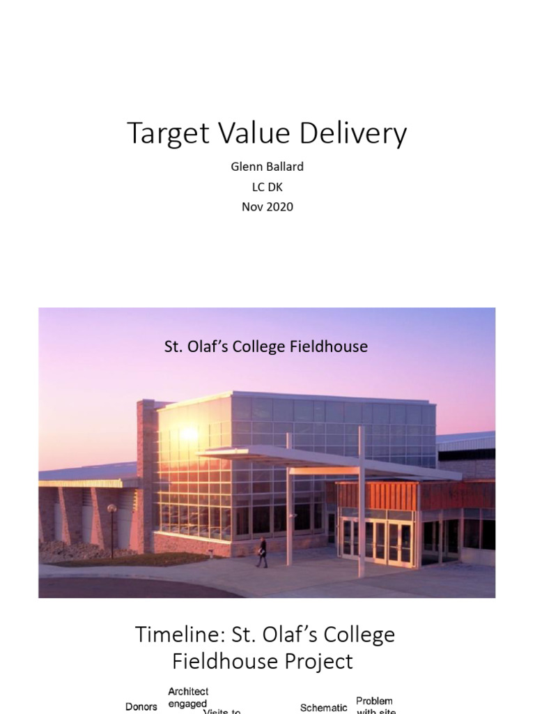 Target Value Delivery Explained | PDF | Risk