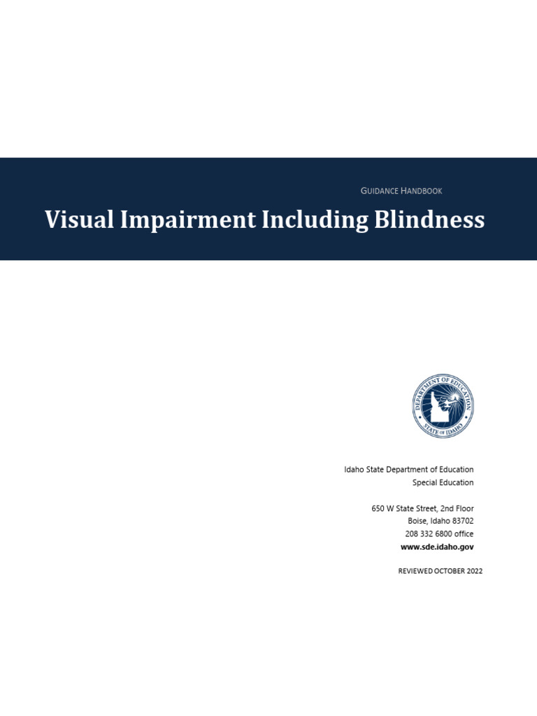 Legal Blindness Certification Guide | PDF | Visual Impairment | Cornea