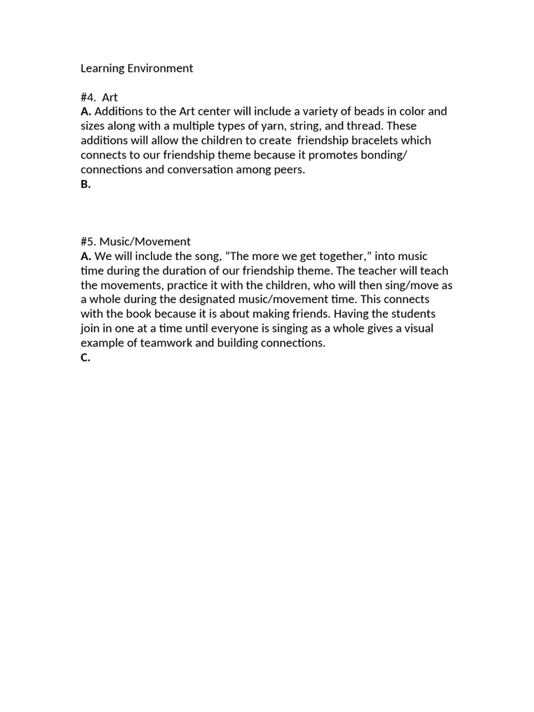 Learning Environment Lisa | PDF