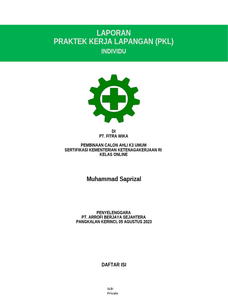 Draf Laporan PKL Adhibar Rev1 | PDF
