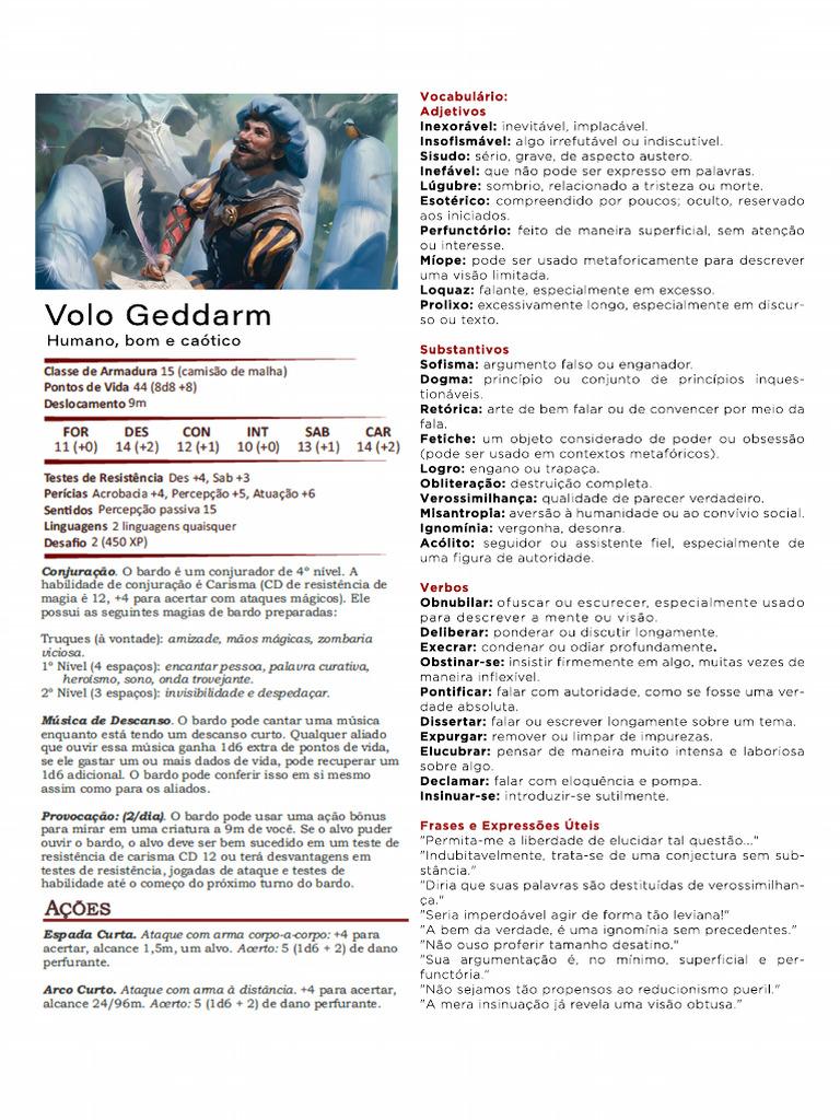 Vocabulário Avançado e Expressões Úteis | PDF