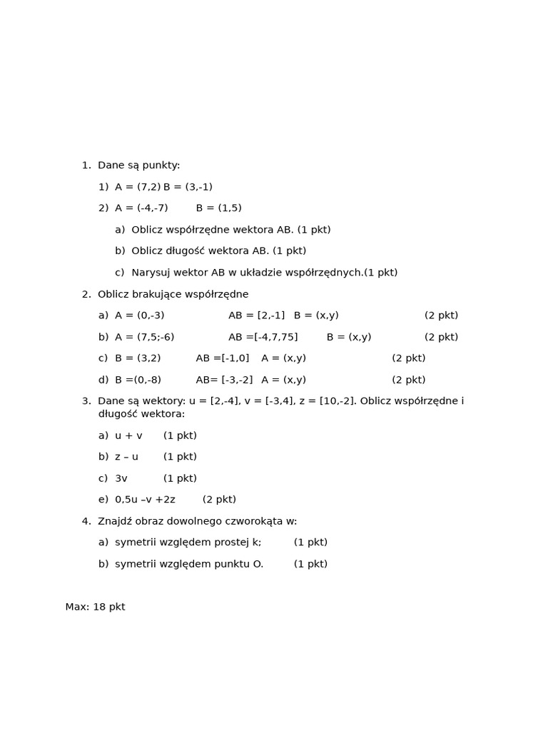 Wektory A | PDF