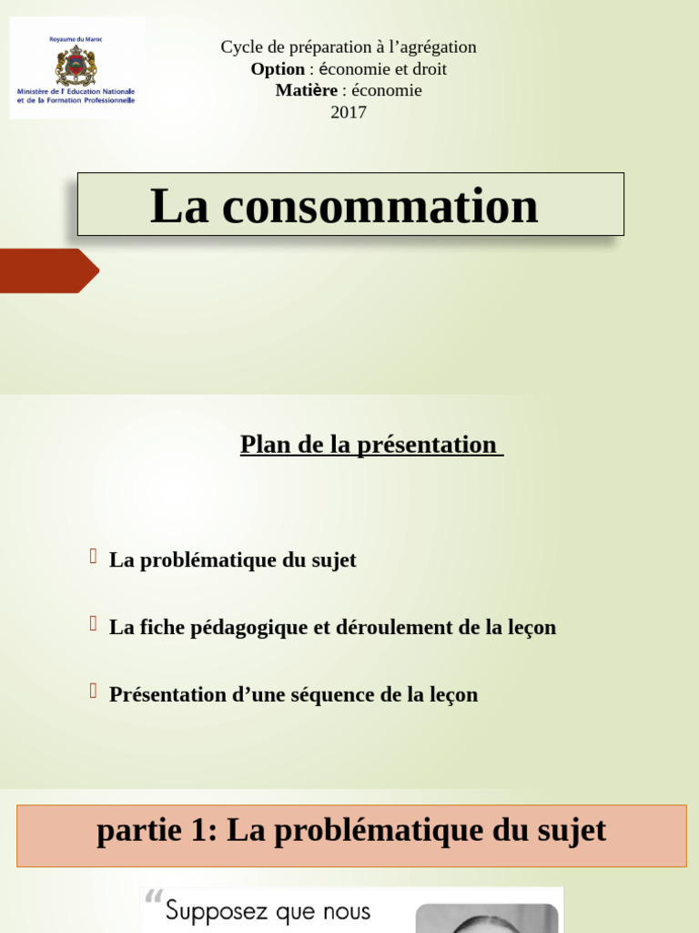 Consommation | PDF | Croissance économique | Consommation (Économie)