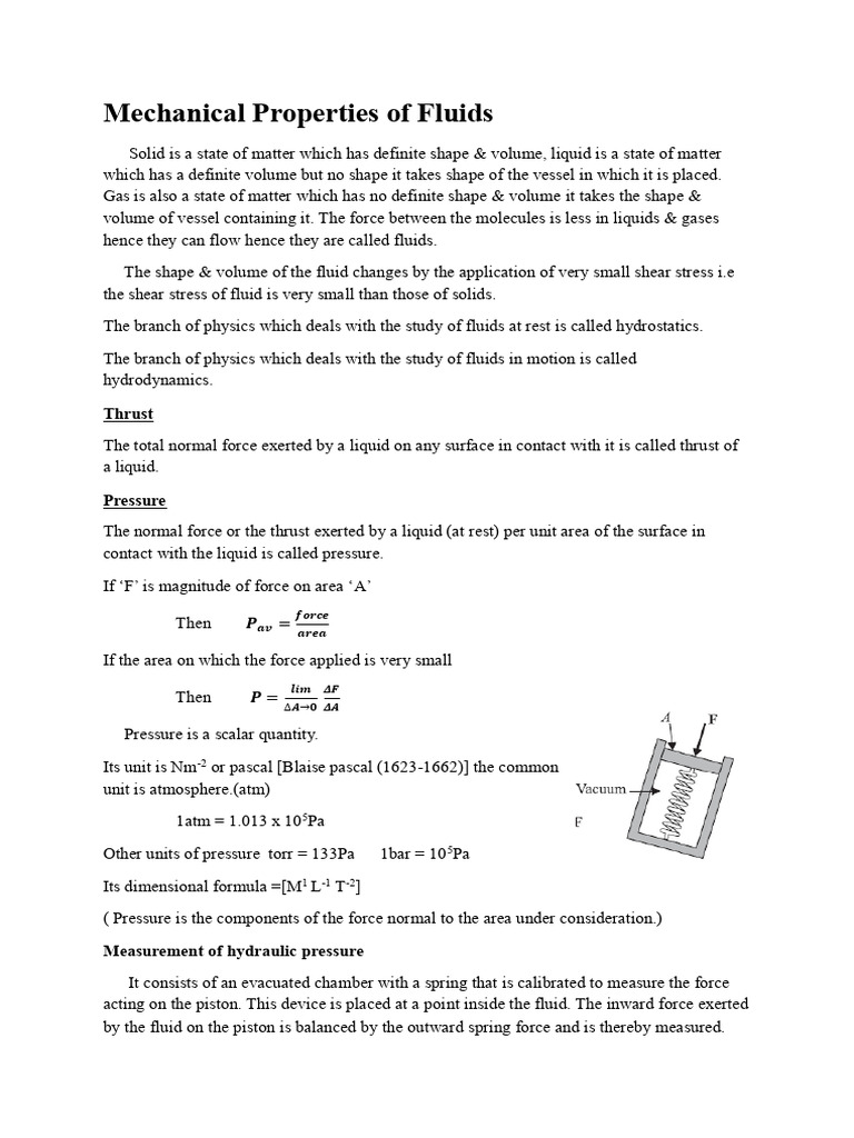 Understanding Fluid Mechanics Principles | PDF | Pressure | Lift (Force)