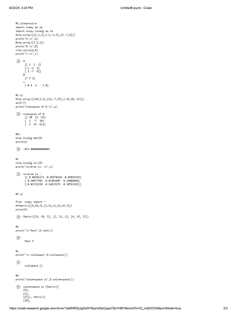 Untitled6.ipynb - Colab | PDF | Mathematical Analysis | Numerical Analysis