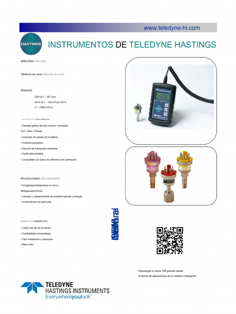Manual Teledyne HI-HPM 4-5-6 Span | PDF | Par termoeléctrico | Materiales