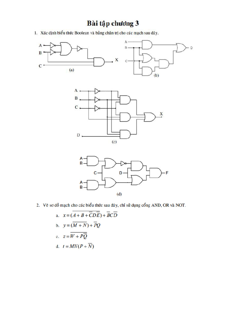 nhap-mon-mach-so_phan-dinh-duy_bai-tap-chuong-3 - [cuuduongthancong.com] | PDF