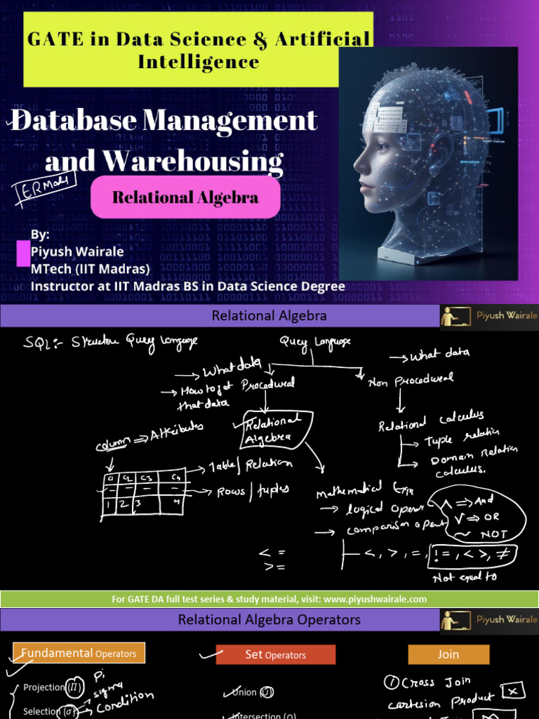 Relational Algebra Intro | PDF | Algebra | Mathematics