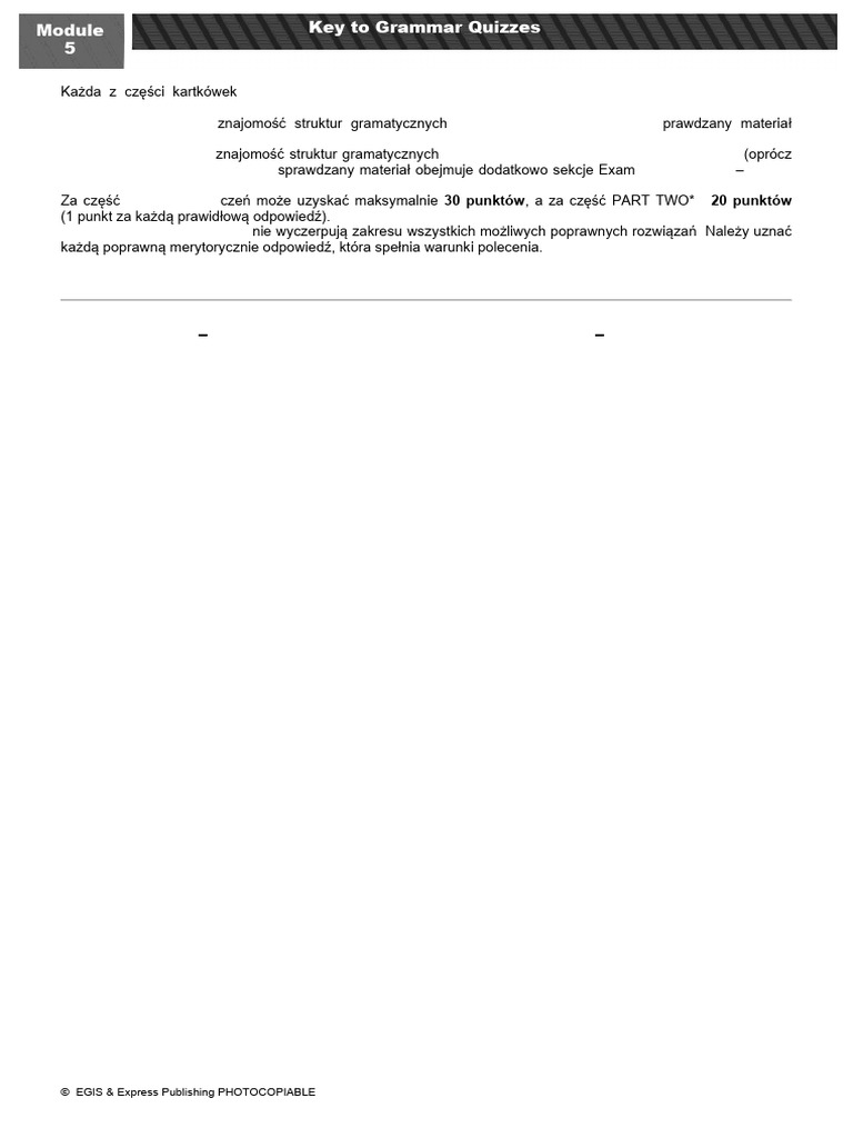 2 Ep Repetytorium Pppluspr Gramm Quiz 5a 5b Key | PDF
