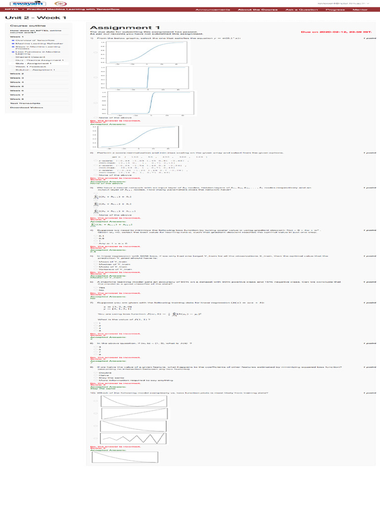 Noc20 cs44 Assigment 1 | PDF