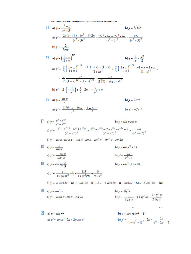 Derivades | PDF