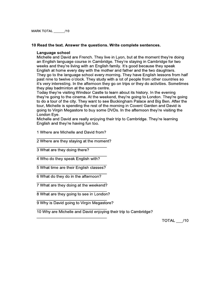Language School | PDF