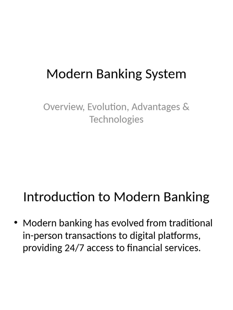 Modern Banking System | PDF | Computer Security | Security