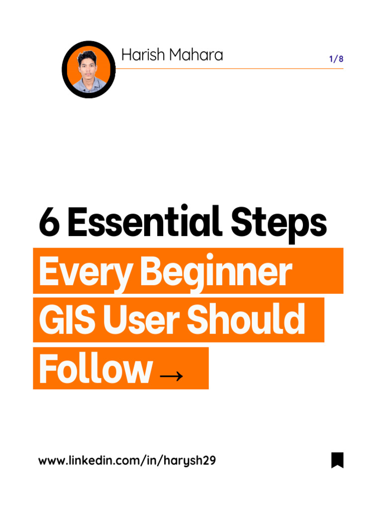 Beginner's Guide: 6 GIS Steps | PDF | Geographic Information System ...
