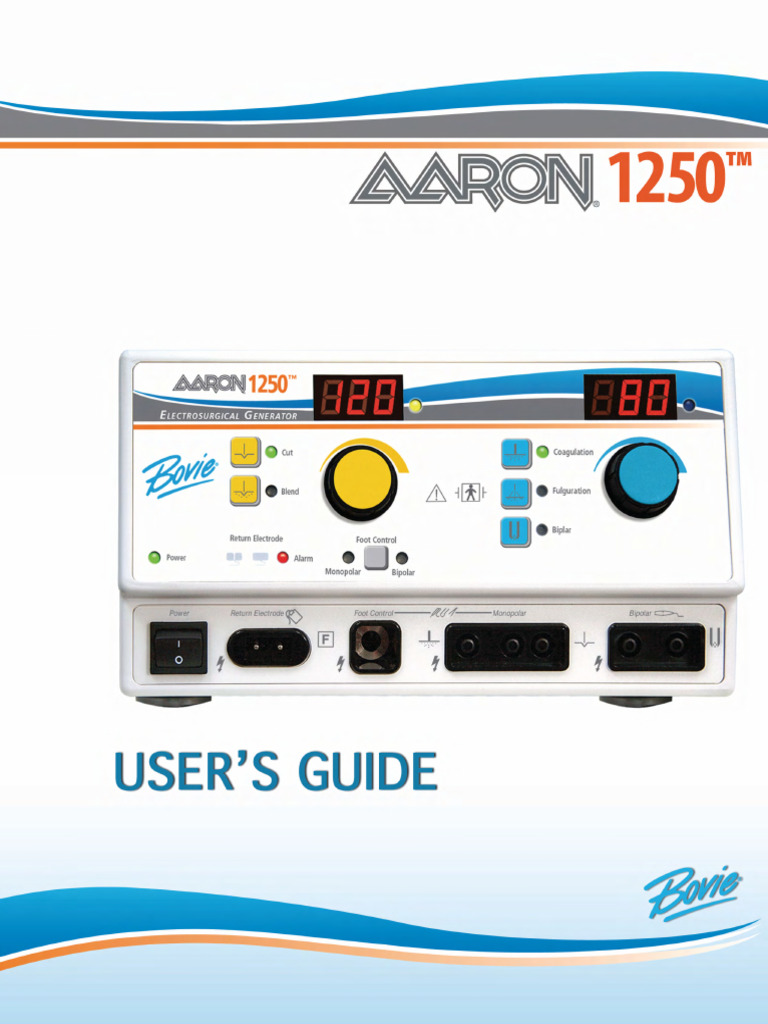 Aaron 1250U User's Guide | PDF | Electricity