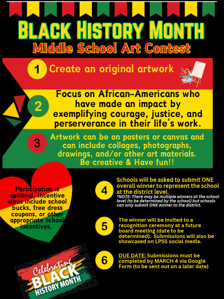 Middle School Black History Art Contest | PDF