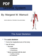 Unlabeled Axial Skeleton Overview | PDF | Skull | Skeletal System