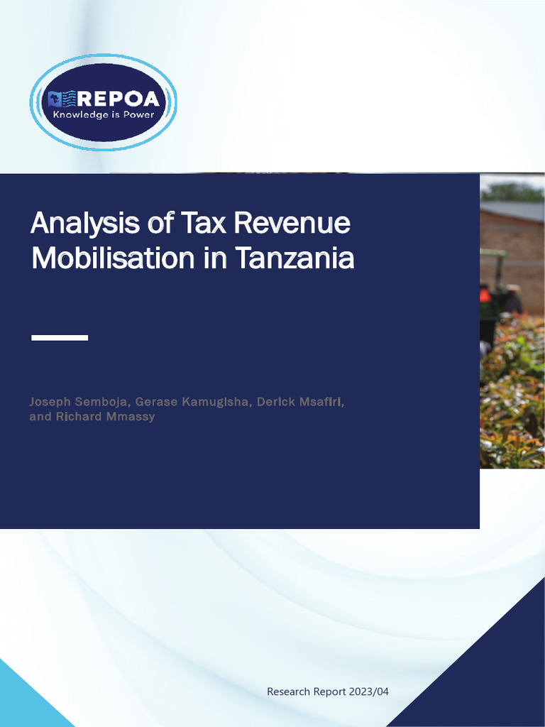 Analysis of Tax Revenue Mobilisation in Tanzania | PDF | Government ...