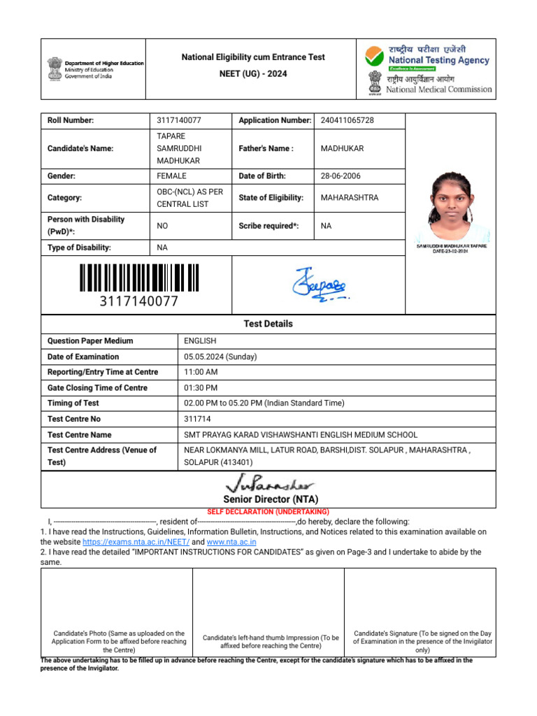 neet.ntaonline.in_frontend_web_admitcard_index | PDF | Identity Document
