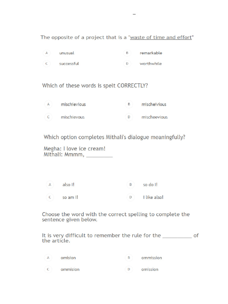 IBT English 3 Grade V 9jan | PDF