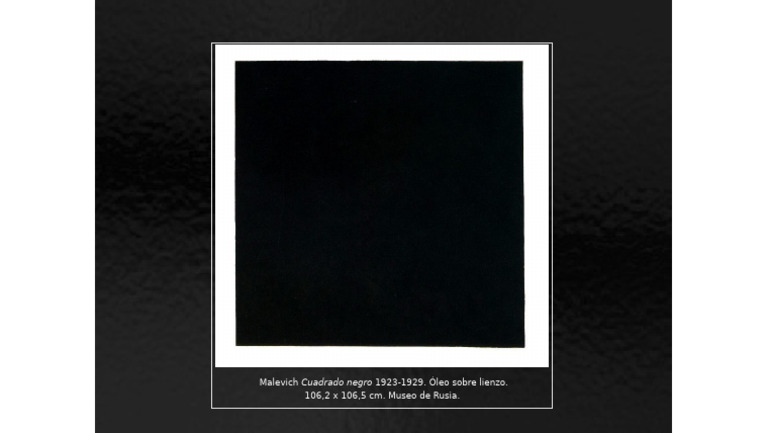 Malevich. Cuadrado Negro. | PDF
