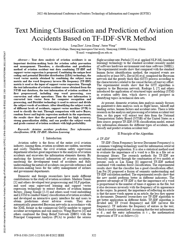 Text - Mining - Classification - and - Prediction - of - Aviation ...