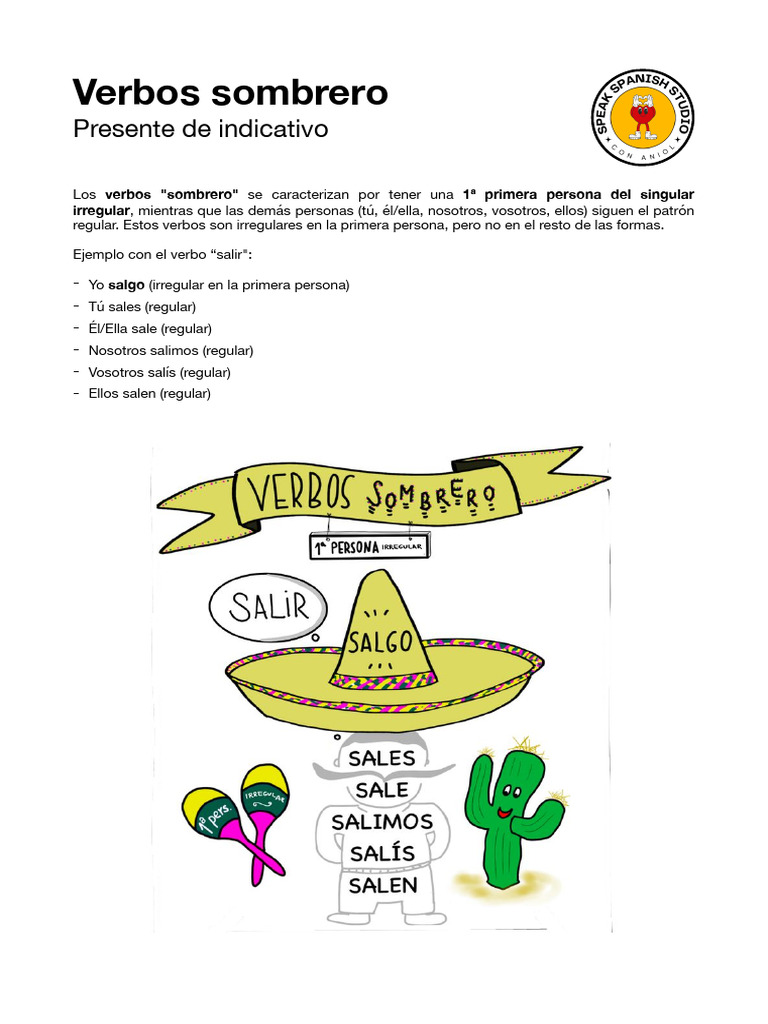 Verbos Sombrero | PDF