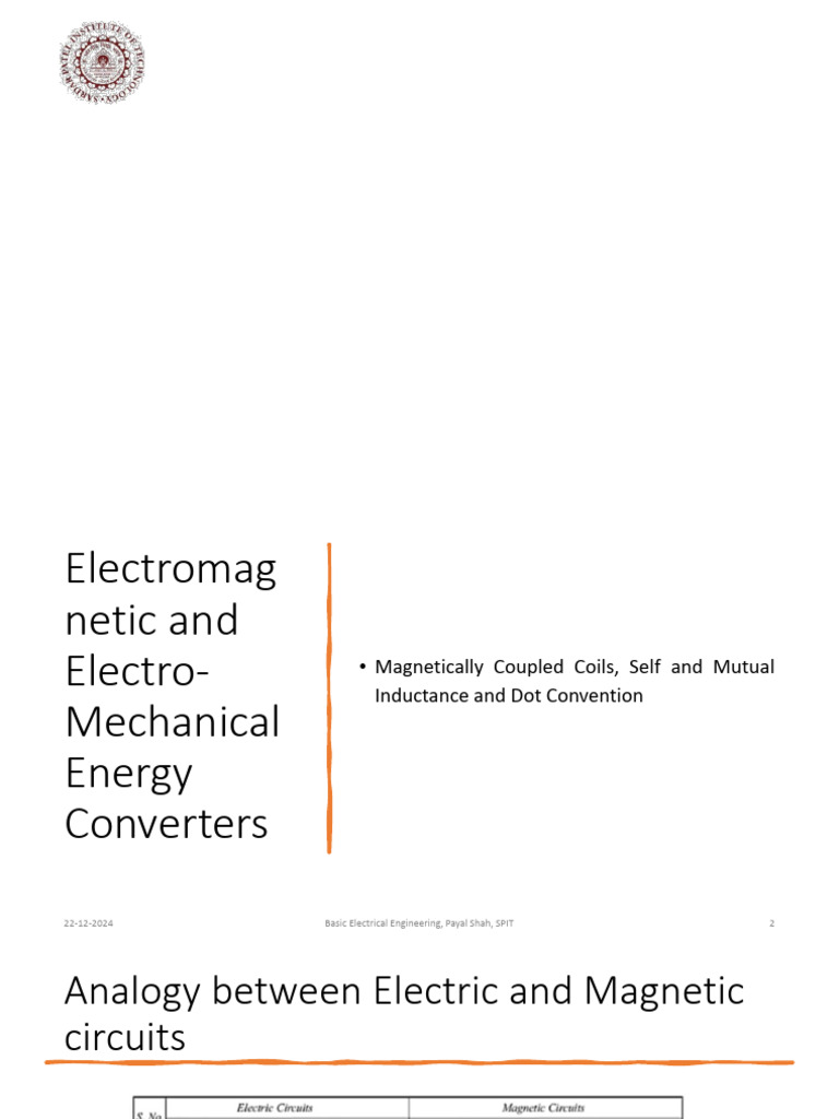 Basic Electrical Engineering Concepts | PDF | Inductor | Transformer