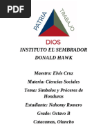 Simbolos Mayores y Menores de Honduras | PDF