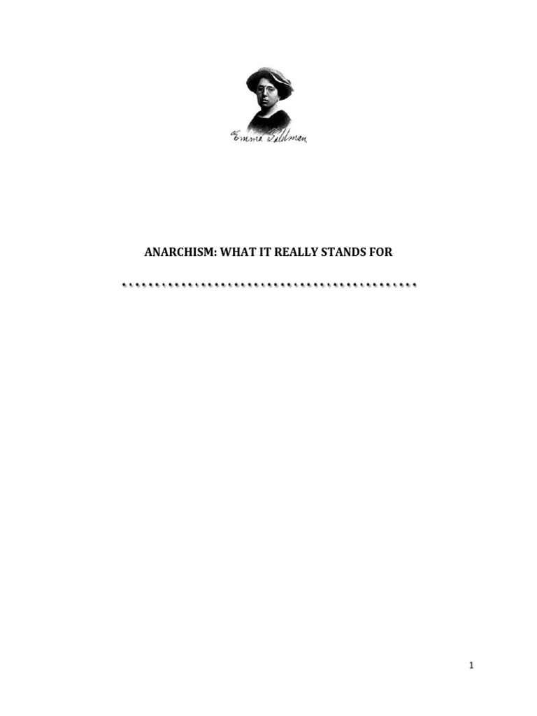 Anarchism: Understanding Its True Meaning | PDF | Anarchism | Crimes