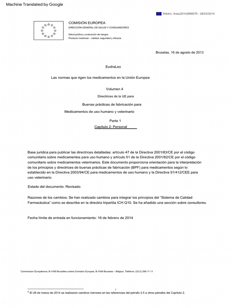 EMA Personal | PDF | Calidad (comercial) | Medicamentos con receta