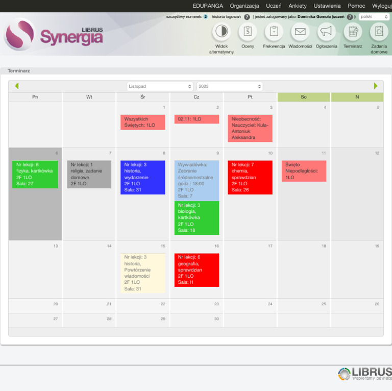 LIBRUS Synergia 7 | PDF