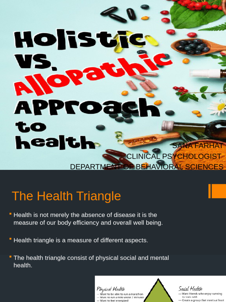 Holistic vs Allopathic Medicine Overview | PDF | Alternative Medicine ...