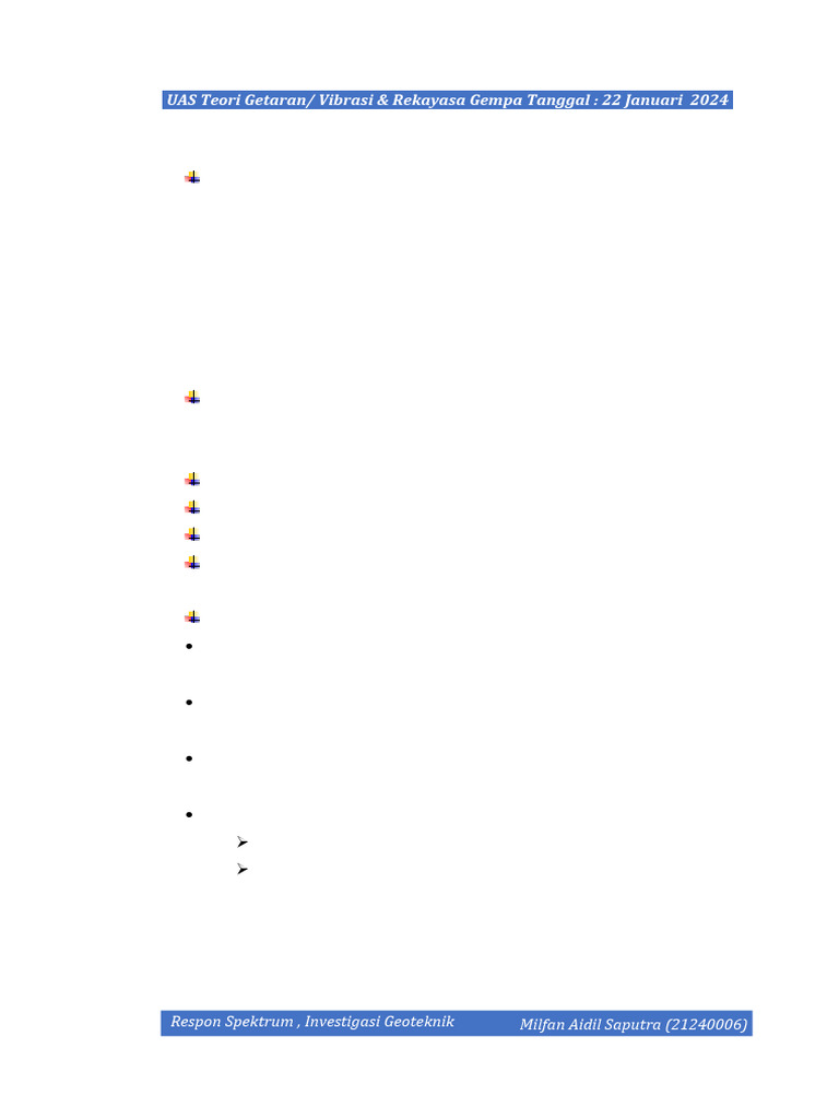 Investigasi Geoteknik Gempa Aidil | PDF