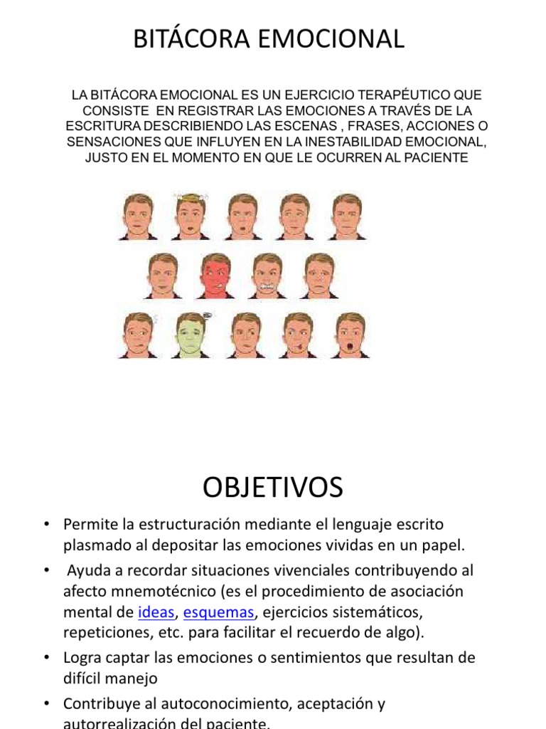 Bitácora Emocional | PDF